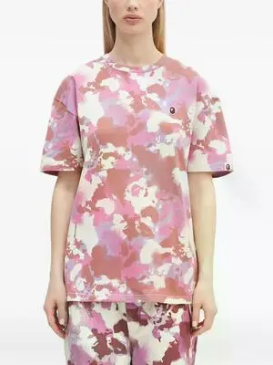 A BATHING APE Camouflage-print T-shirt