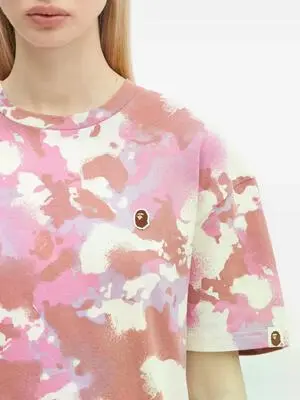 A BATHING APE Camouflage-print T-shirt