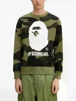 A BATHING APE Camouflage-print Sweatshirt