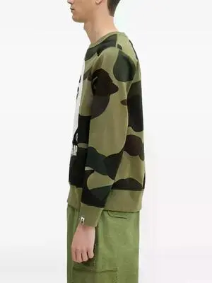 A BATHING APE Camouflage-print Sweatshirt