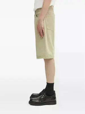A BATHING APE Garment-dyed Denim Shorts - Neutrals