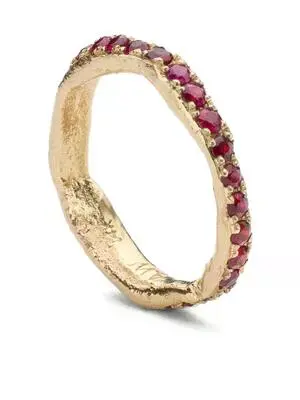 ALICE WAESE 14kt Yellow Atlas Ruby Ring