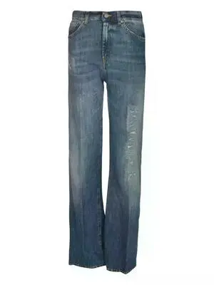 DONDUP Distressed Five-pocket Jeans - Blue