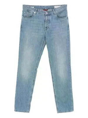 Brunello Cucinelli Logo-patch Jeans