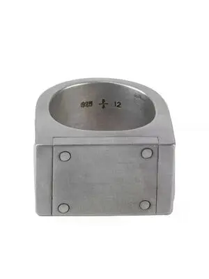 PARTS OF FOUR Sterling Plate Single Ring - Silver