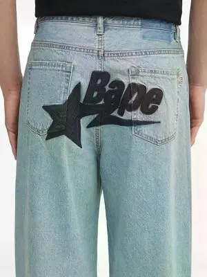 A BATHING APE Logo-detail Jeans