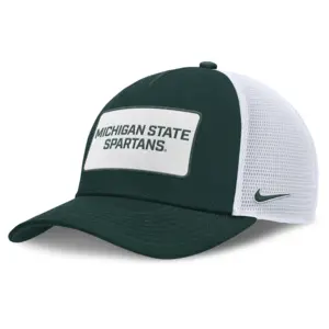 Nike Michigan State On-field Rise College Trucker Adjustable Hat - Green