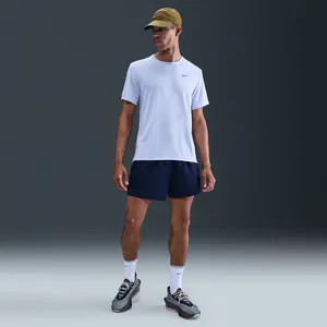 Nike Miler Dri-fit Short-sleeve Running Top - Grey