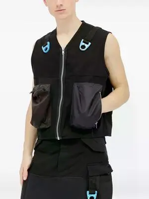 SPACE AVAILABLE Ring-detail Utility Vest
