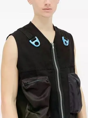 SPACE AVAILABLE Ring-detail Utility Vest