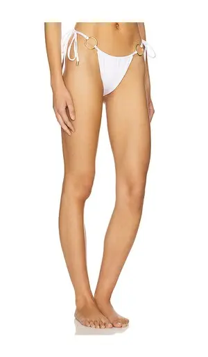 CIN CIN Cove String Bikini Bottom - Pearl