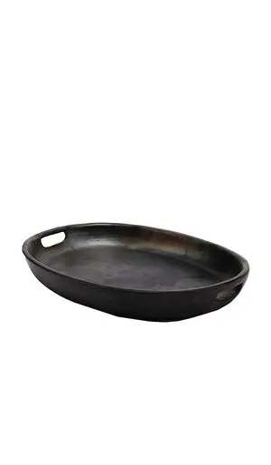VERVE CULTURE Longpi Serving Dish - Black
