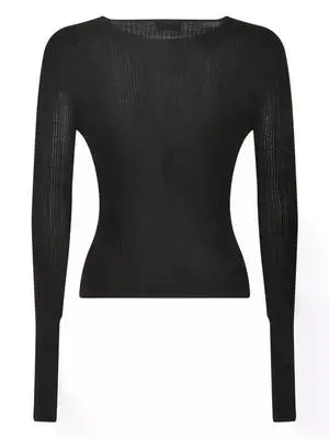 LANVIN Ribbed Knit Top