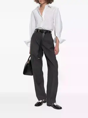 Givenchy Pleated Wool Trousers - Grey