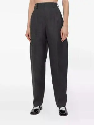 Givenchy Pleated Wool Trousers - Grey