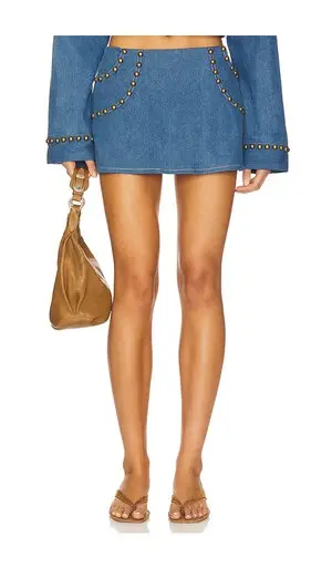 LOVERS AND FRIENDS Palmer Denim Skort