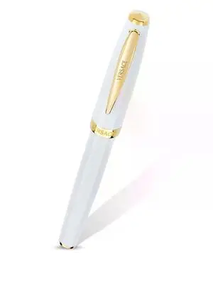 Versace Gold Plated Fountain Pen - White