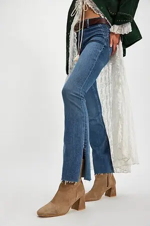 Free People Zip Up Booties