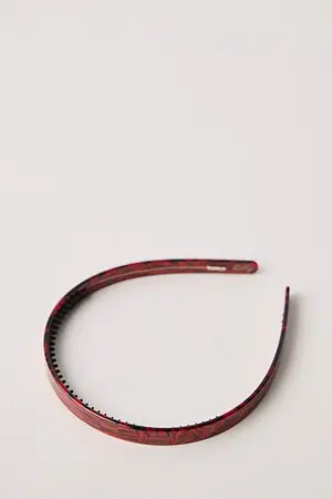 FICCARE Acetate Headband - Red/black