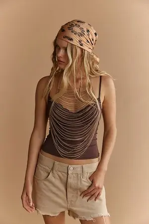 Only Hearts Rose Underwire Cami - Caffeine
