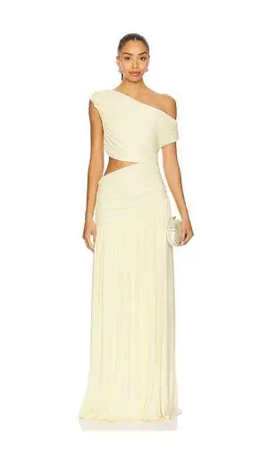 House Of Harlow 1960 X Revolve Lana Gown - Lemon