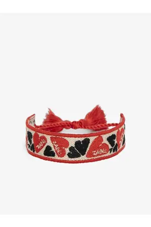 Zadig&Voltaire Woven Heart Bracelet - Natural