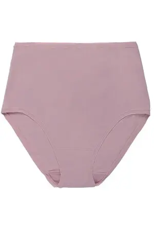 Natori Bliss Bare Cotton High Waist Brief - Red