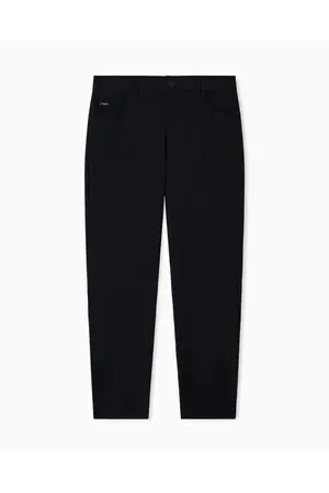 Emporio Armani Regular-fit Twill Trousers