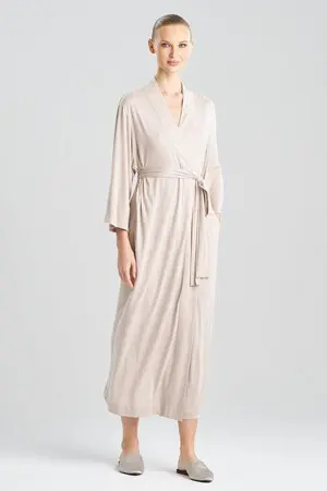 Natori Shangri-la Tencel Robe - Neutral