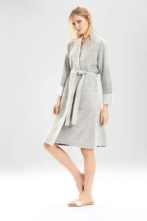 Natori Nirvana Brushed Terry Robe - Gray