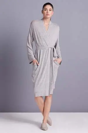 Natori Soho Brush Robe - Gray