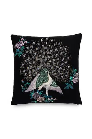 Natori Mayon Beaded Peacock Pillow Case