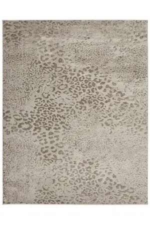 Natori Serengeti Leopard Rug - Grey