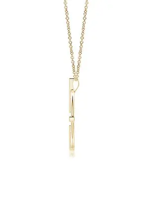 Natori Infinity Concentric Circle 14k Diamond Pendant Necklace