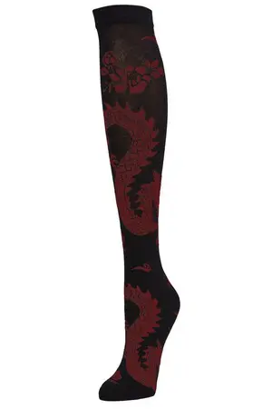 Natori Dragon Knee High Socks