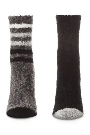 Natori Chenille Crew Socks 2 Pair Pack