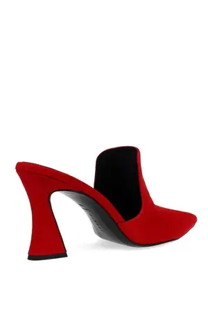 Natori Minh Suede Heel Mule - Red