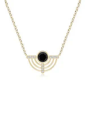 Natori Infinity 14k And Black Onyx Pendant Necklace - Gold