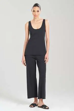 Natori Bliss Essentials Cotton Tank - Black