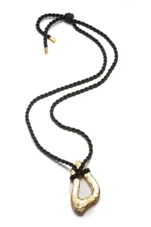 Natori Plated Brass Pendant Necklace - Gold