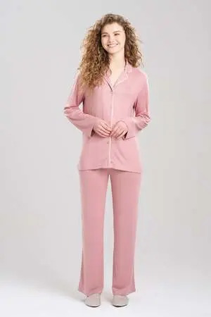 Natori Oasis Notch Pajama Set - Neutral