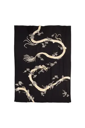 Natori Cocoon Dragon Embroidered Throw