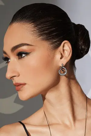 Natori Dragon Lab-grown Diamond Drop Earrings - Silver