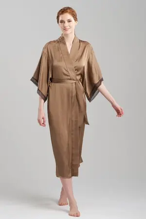 Natori Ashley Icon Lace Robe Neutral