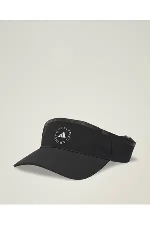 Adidas By Stella McCartney Logo Visor Cap - Black