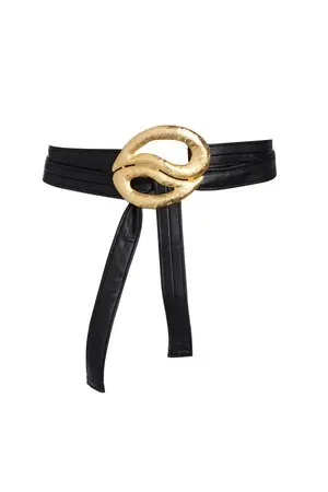 Natori Plated Brass Pendant Belt - Gold