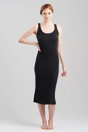 Natori Eden Rib Knit Slip Dress