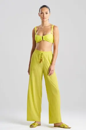 Natori Cotton Gauze Pants - Yellow