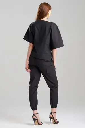 Natori Tech Cotton Taffeta Origami Top