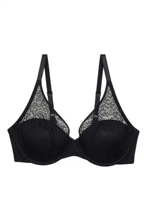 Natori Pretty Smooth Seamless Underwire Bra - Black